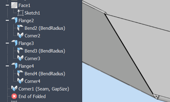 SHEET METAL PAN WITH SIDES FLANGED AT TWO DIFFERENT ANGLES - Autodesk ...