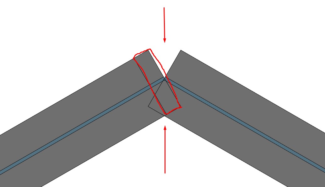 Solucionado: ¿Cómo alinear el montante superior de una cumbrera en ...