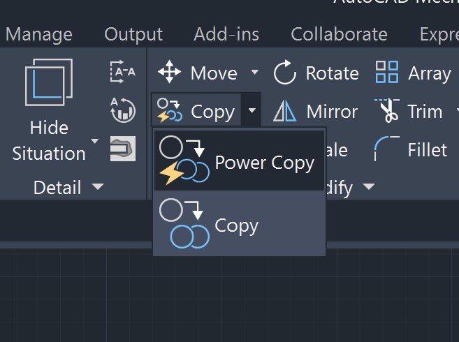 Solved: Turning off Power Copy - Autodesk Community