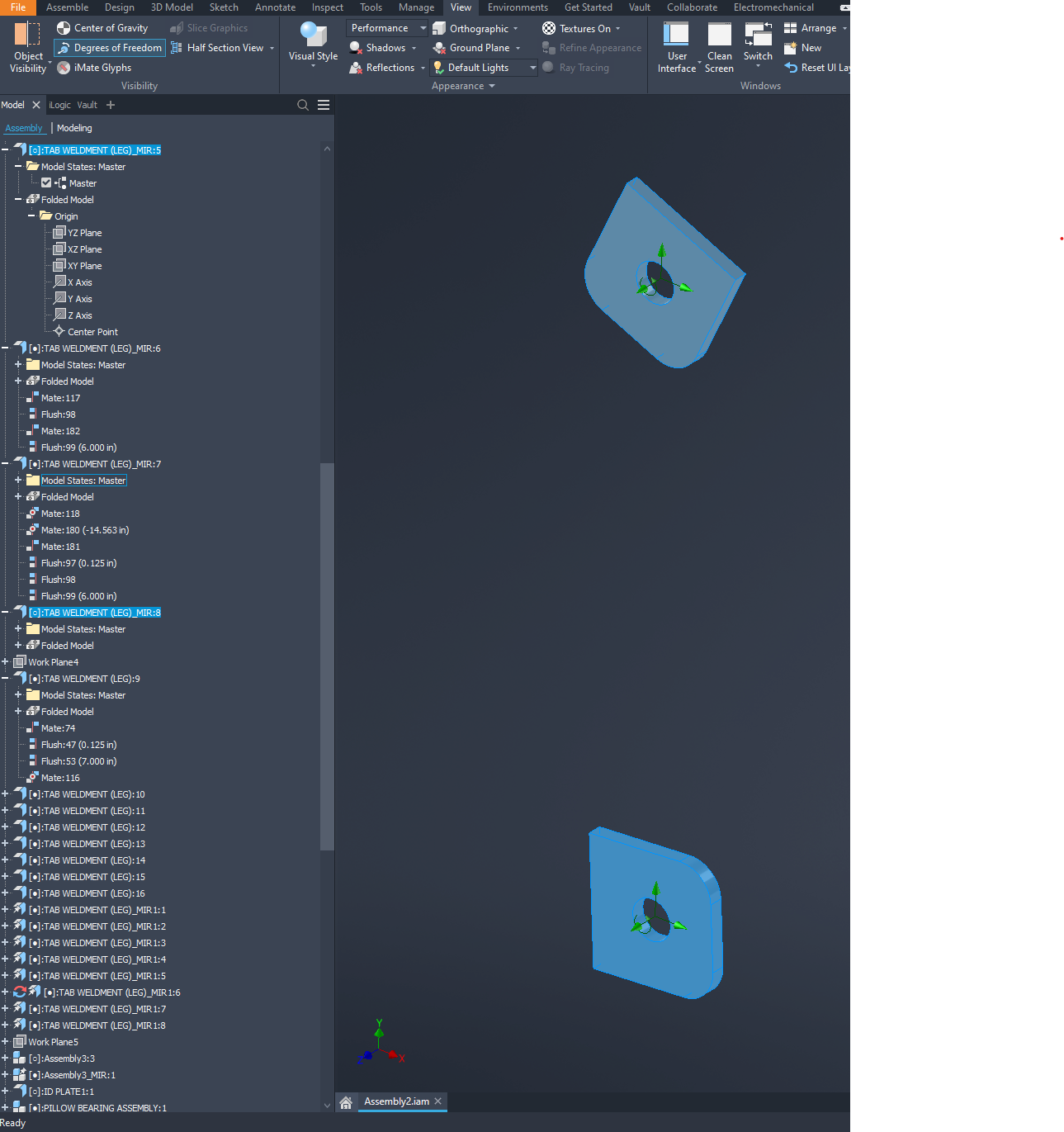 Solved: I deleted constraints, yet the part is still constrained - Autodesk Community