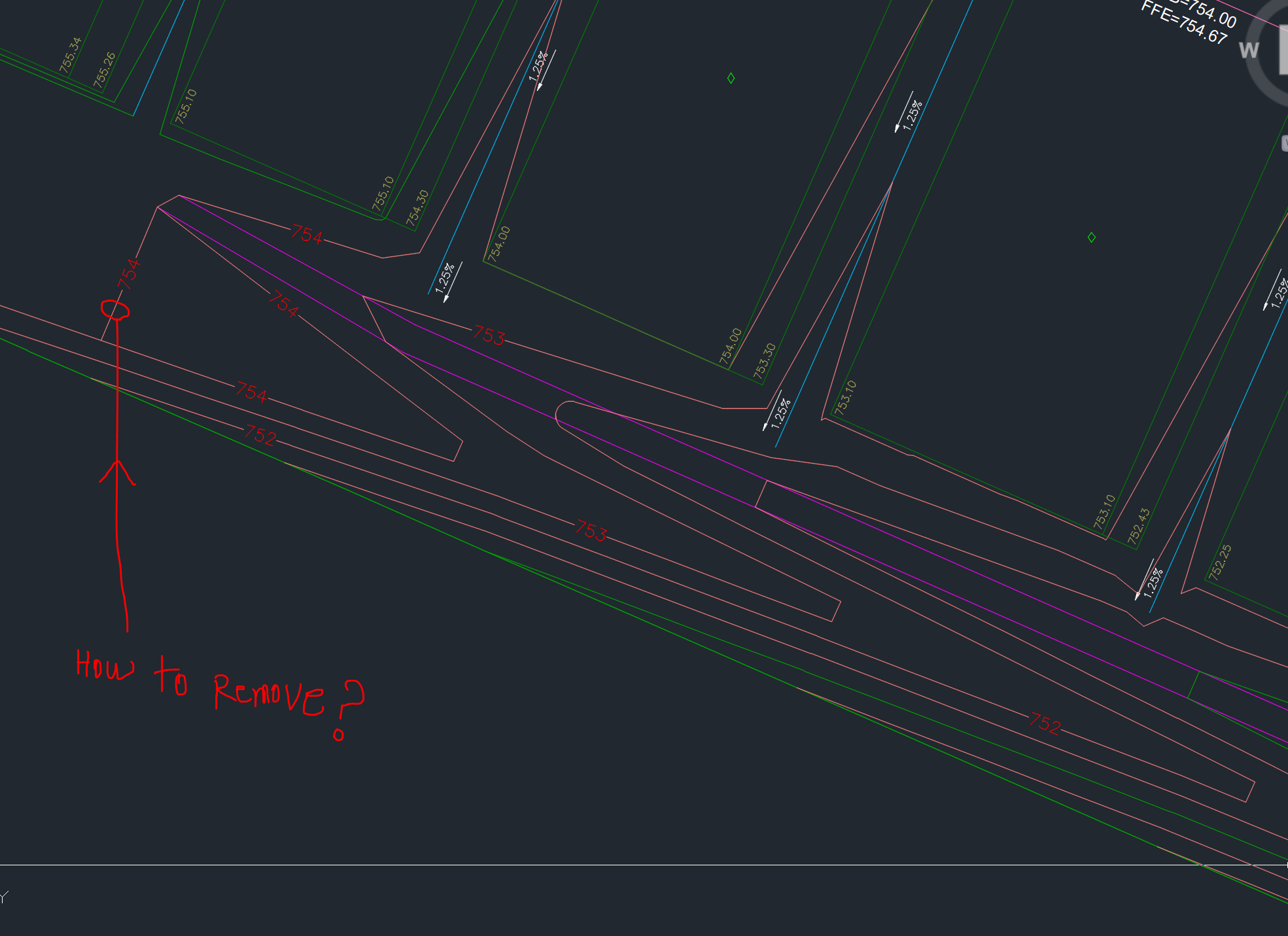 Solved: Unwanted contour line on surface - Autodesk Community