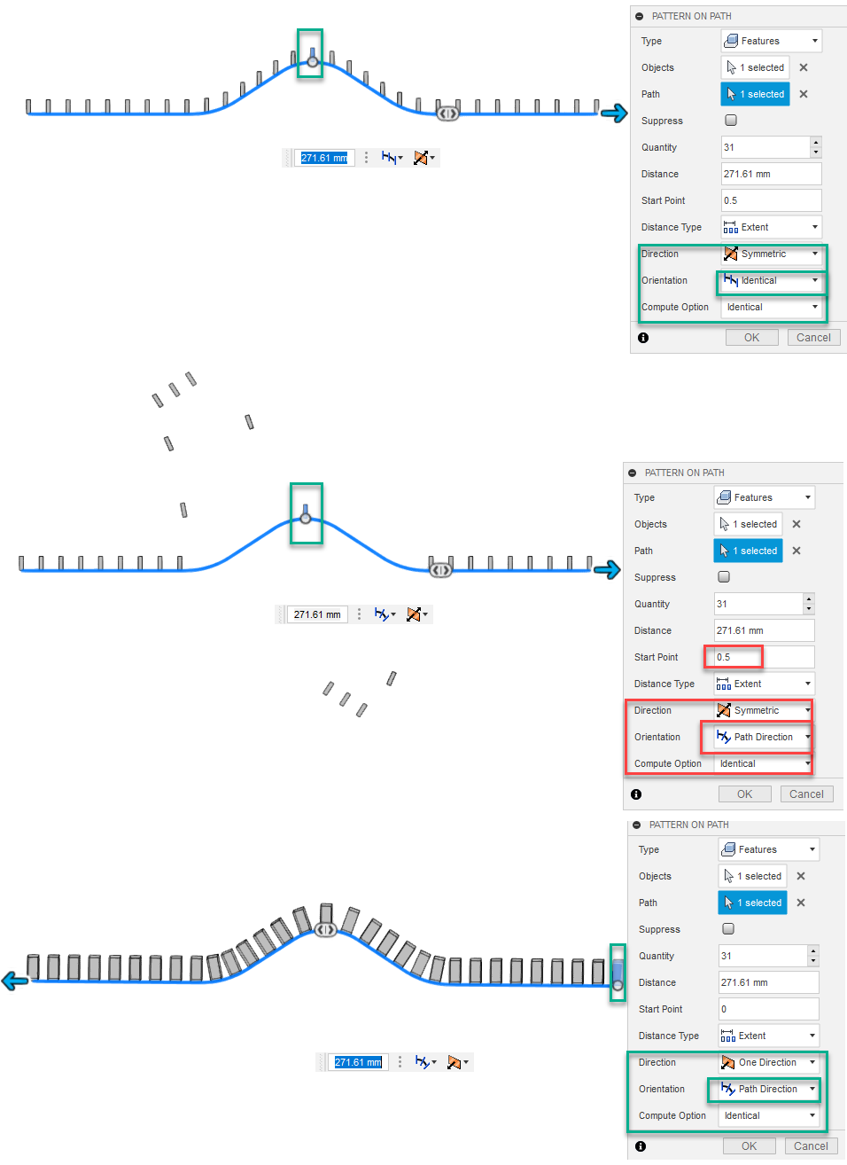 Solved: Pattern on Path - Not Following Path - Page 2 - Autodesk Community