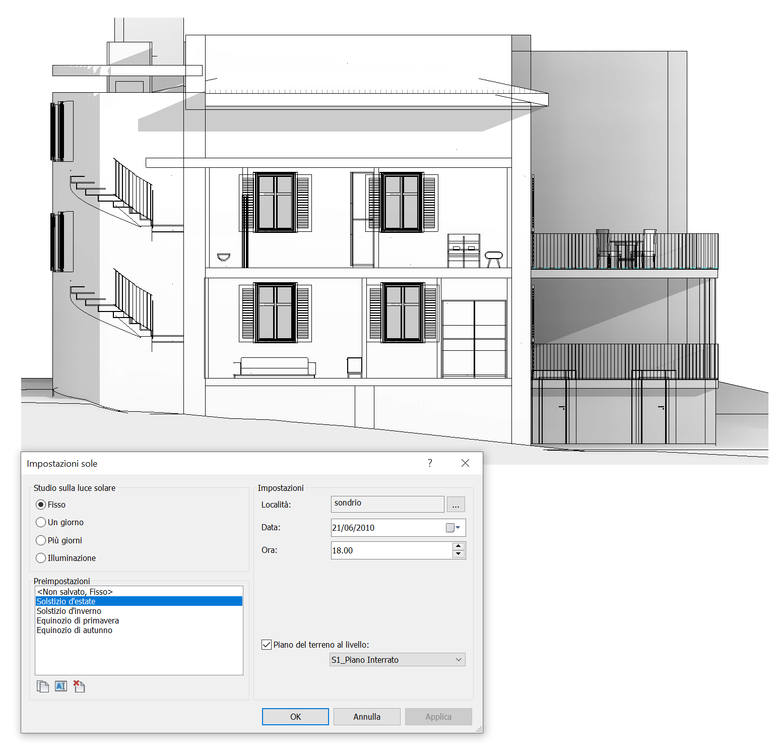 Shadow causes incorrect elevation view - Autodesk Community