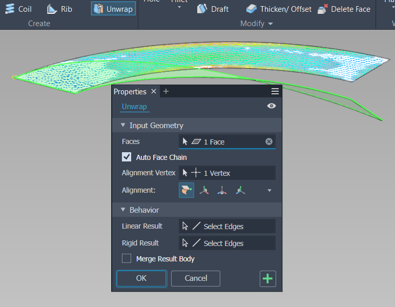 Solved: Flat pattern from Freeform feature - Autodesk Community