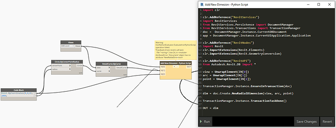 Creat New radial/diameter dimension by Revit API - Python - Autodesk ...
