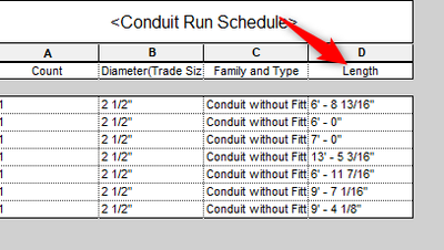 Solved: Conduit Run Length parameter - Autodesk Community