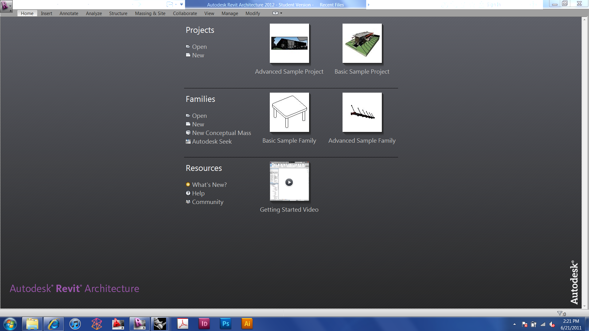 Top toolbars "whited-out" in Revit Architecture 2012 - Autodesk Community
