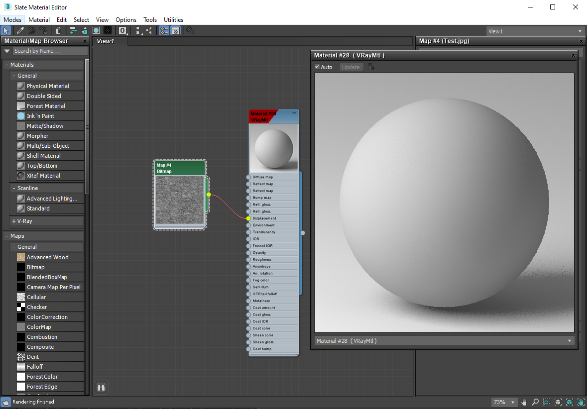 Displacement won't effect Vray material - Autodesk Community