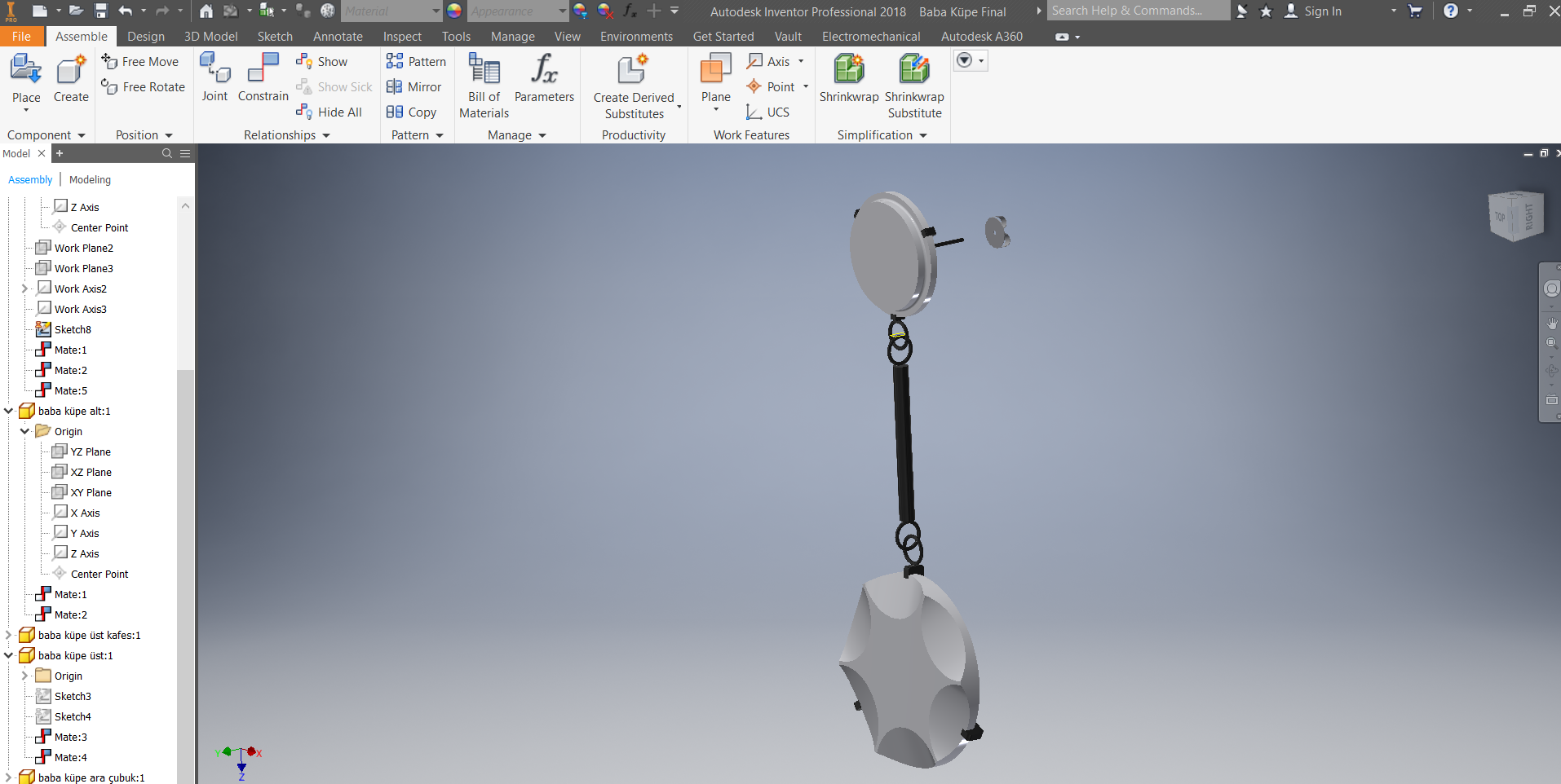 Assembling two rings together - Autodesk Community
