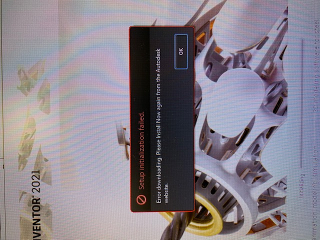 Inventor Installation Error - Autodesk Community