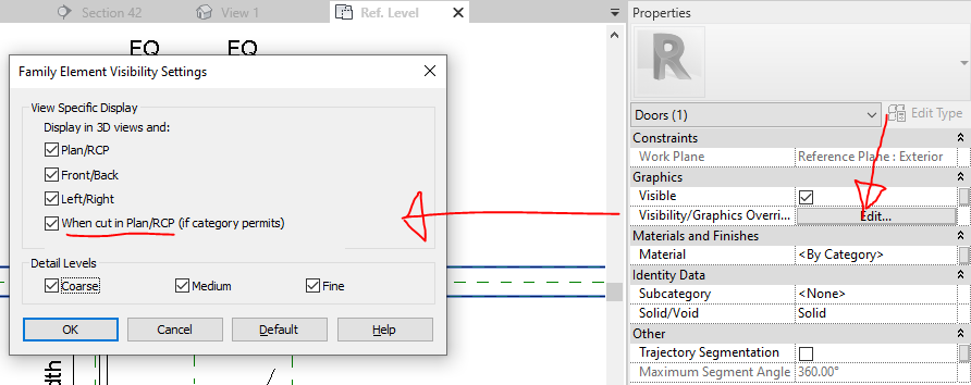 Solved: Is it possible to show family model lines only when family is ...