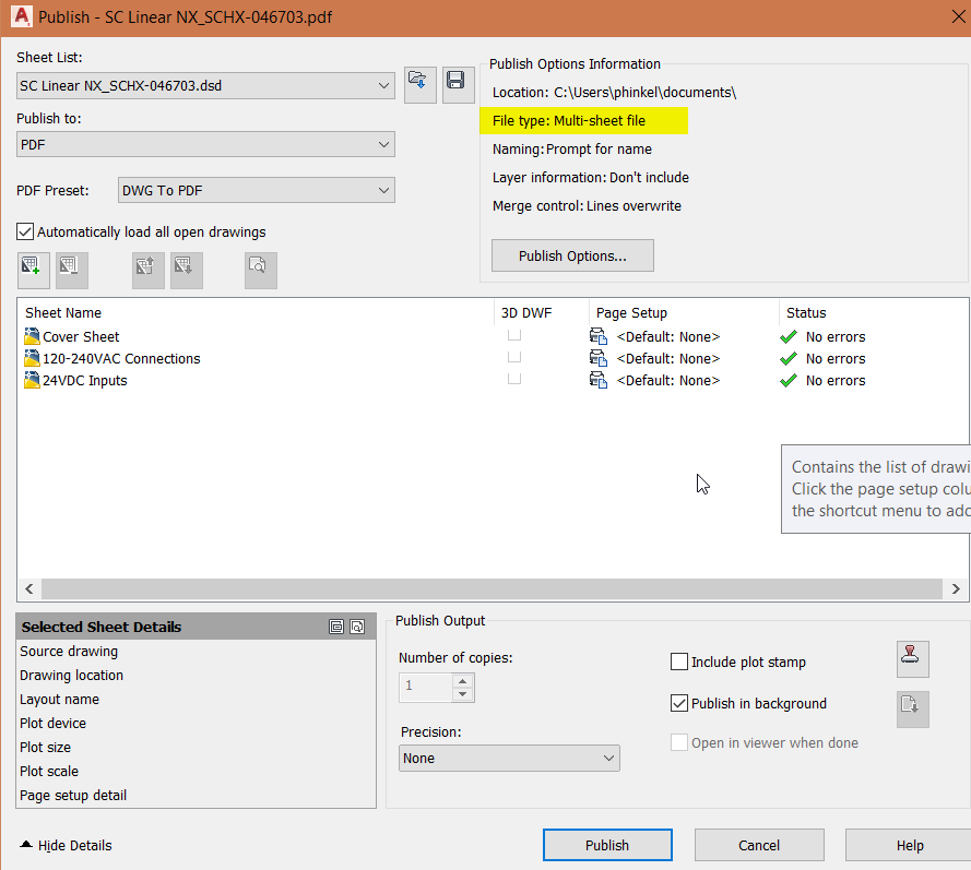 Solved: Publish to PDF - Autodesk Community