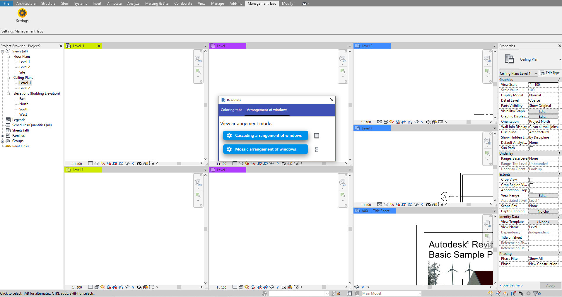 open multiple files revit 2016 - Autodesk Community