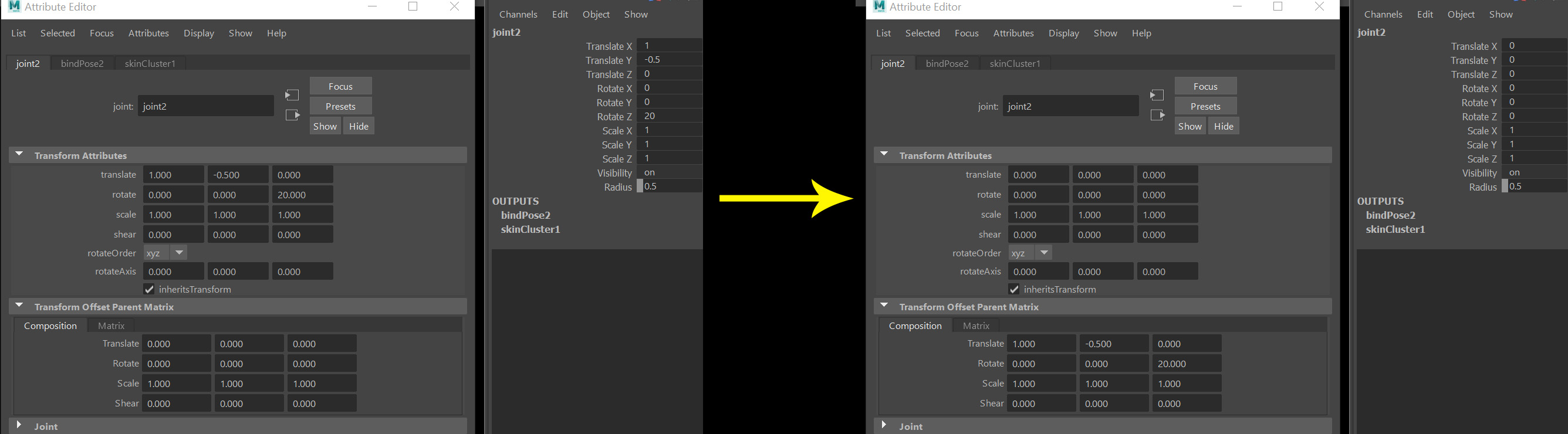 Solved: Make current transform values the new default - Autodesk Community