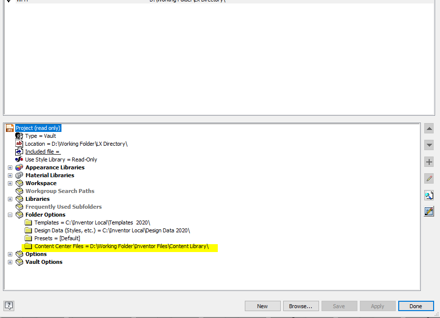 Solved: Move Path for Content Center Files From Local To Shared Network ...