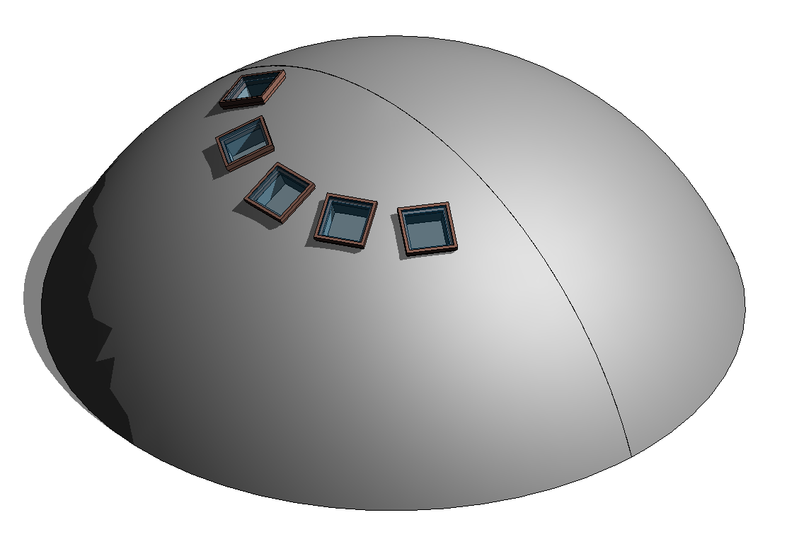 Solved: Embedding a Ring Of Windows in a Dome- - Autodesk Community