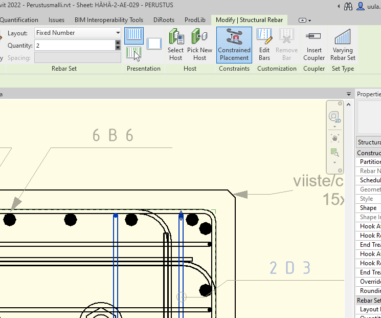 Unable to edit rebar constraints in group edit - Autodesk Community