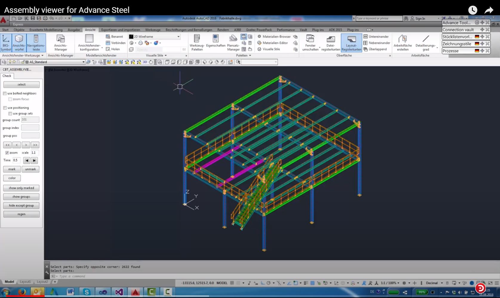 Solved: Advance Steel Assembly Viewer - Autodesk Community