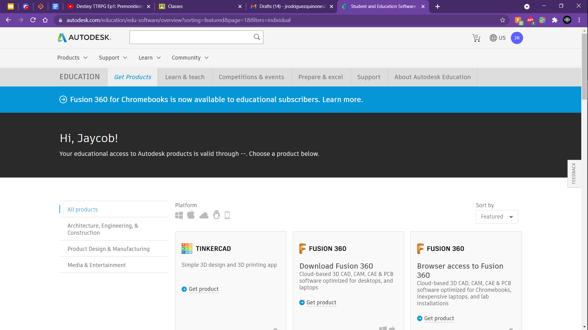 Educational Access - Autodesk Community