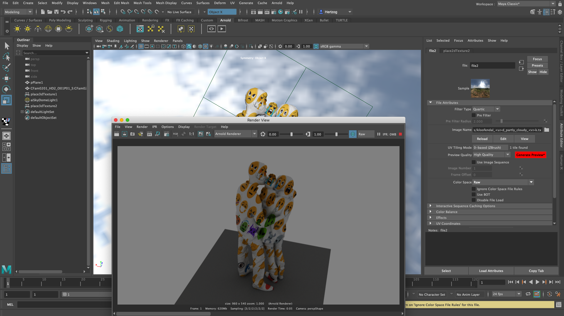Evil problem while rendering HDRI Intergrated Skydome - Autodesk Community
