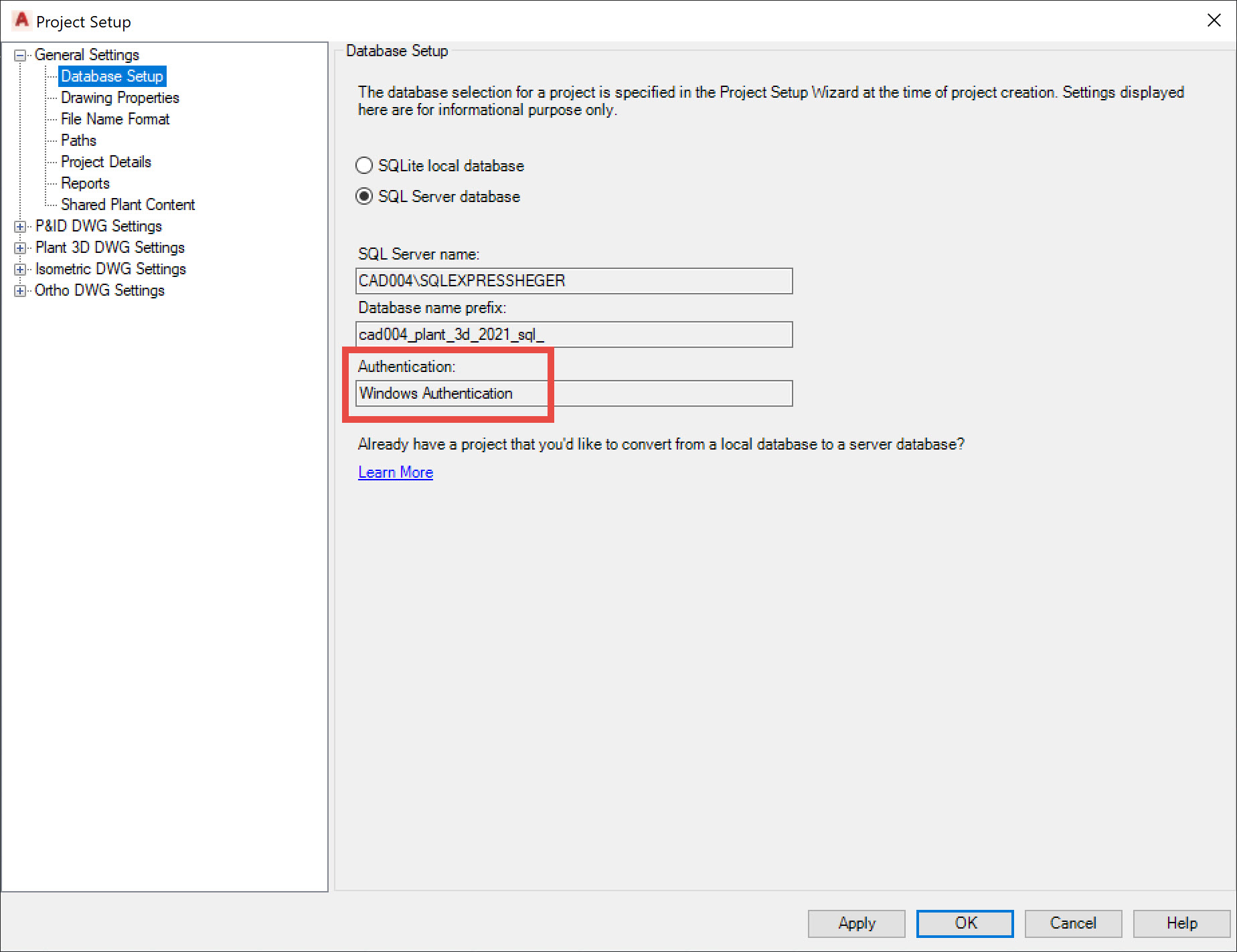 Solved: SQL Server security settings for Windows users - Autodesk Community
