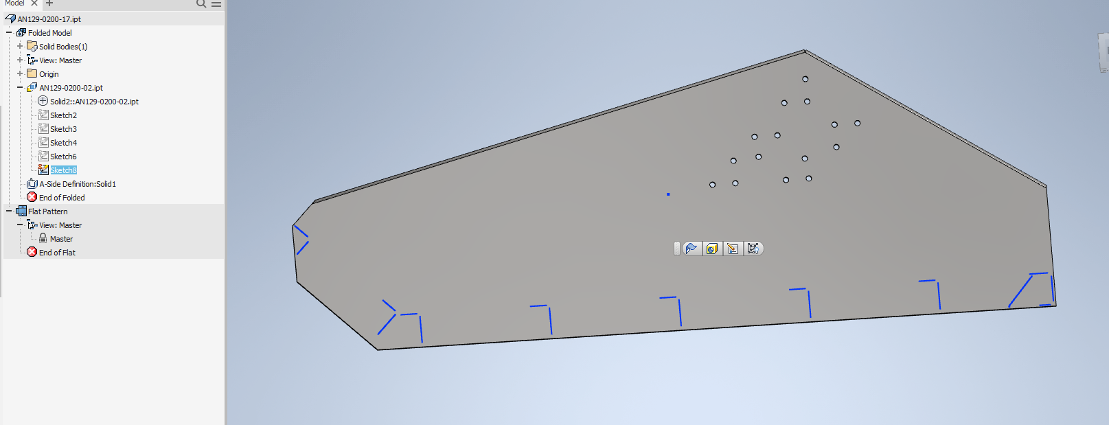 Solved: Sketch Copy to Flat Pattern in a Derived Part - Autodesk Community