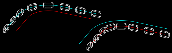 Solved: move objects to camber line and keeping them are aligned curve ...