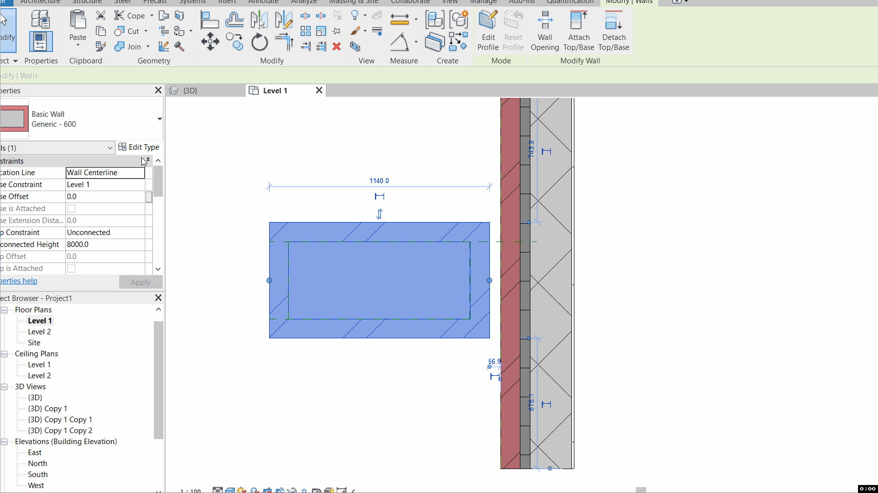 Solved: Wall around another wall - Autodesk Community