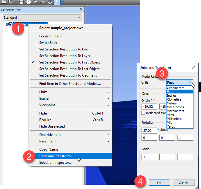 Resetting NWD Display Units - Autodesk Community