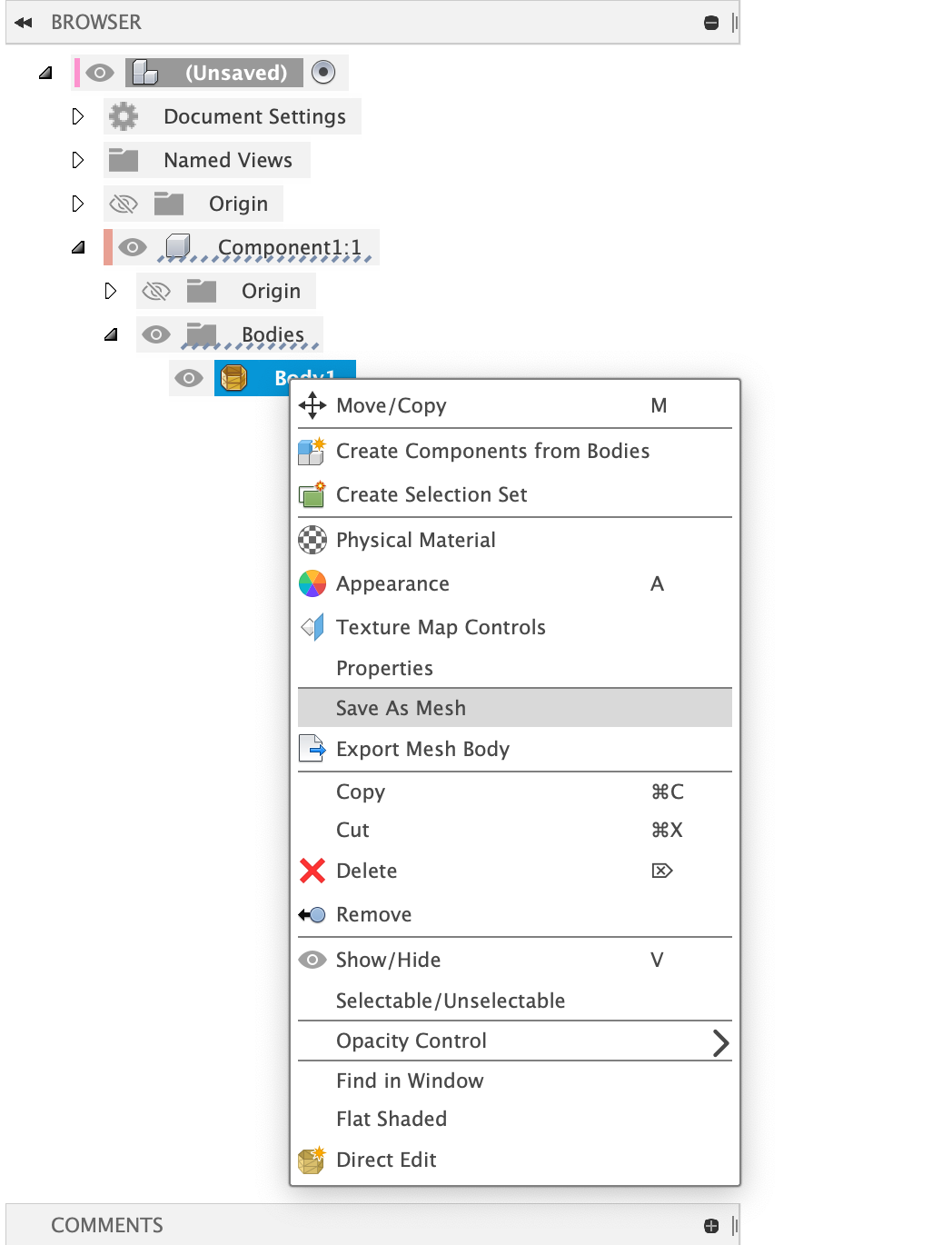 Solved: Save as mesh changes orientation of component - Autodesk Community