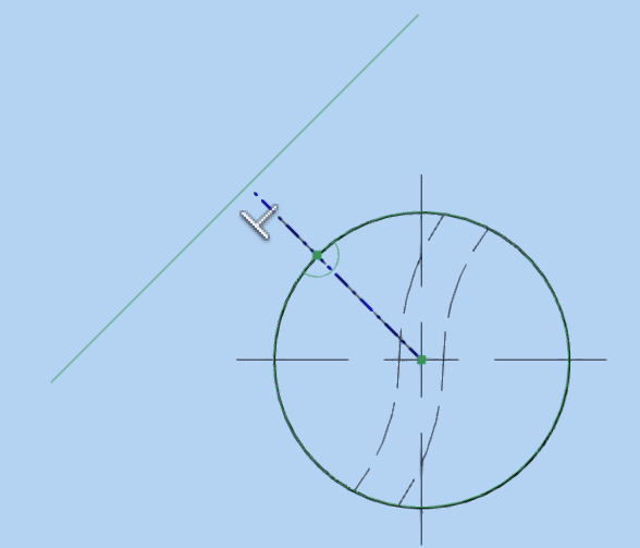 Solved: Drawing - Auxiliary view without any straight edge in parent ...