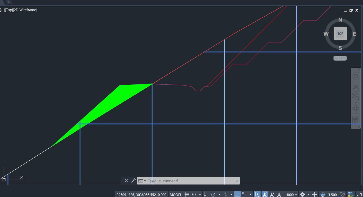 how can i insert label of cross slopes in cross section views without ...