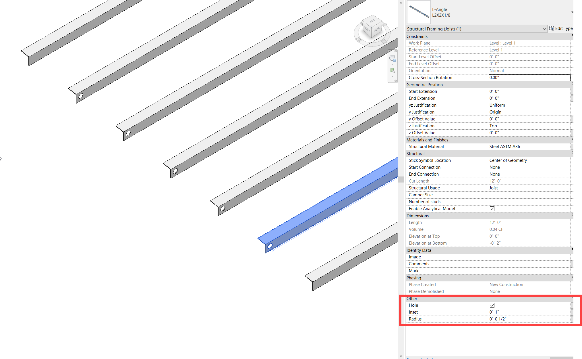 Family with void extrusion removed still cutting beam - Autodesk Community