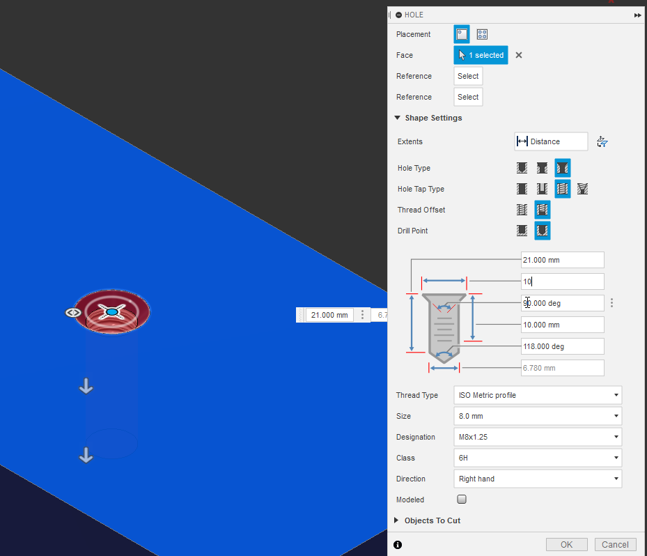 Solved: Cannot get hole and thread note to display thread - Autodesk Community