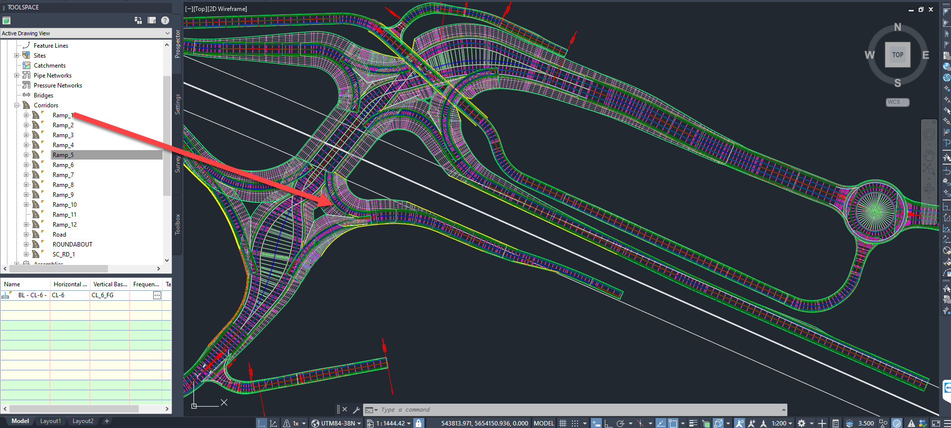 Solved: One ramp is missing when importing Corridor into infraworks - Autodesk Community