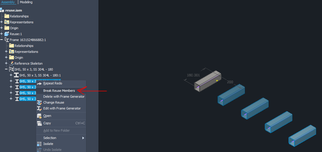 Solved: How to delete or change the Main Frame Member without the ...