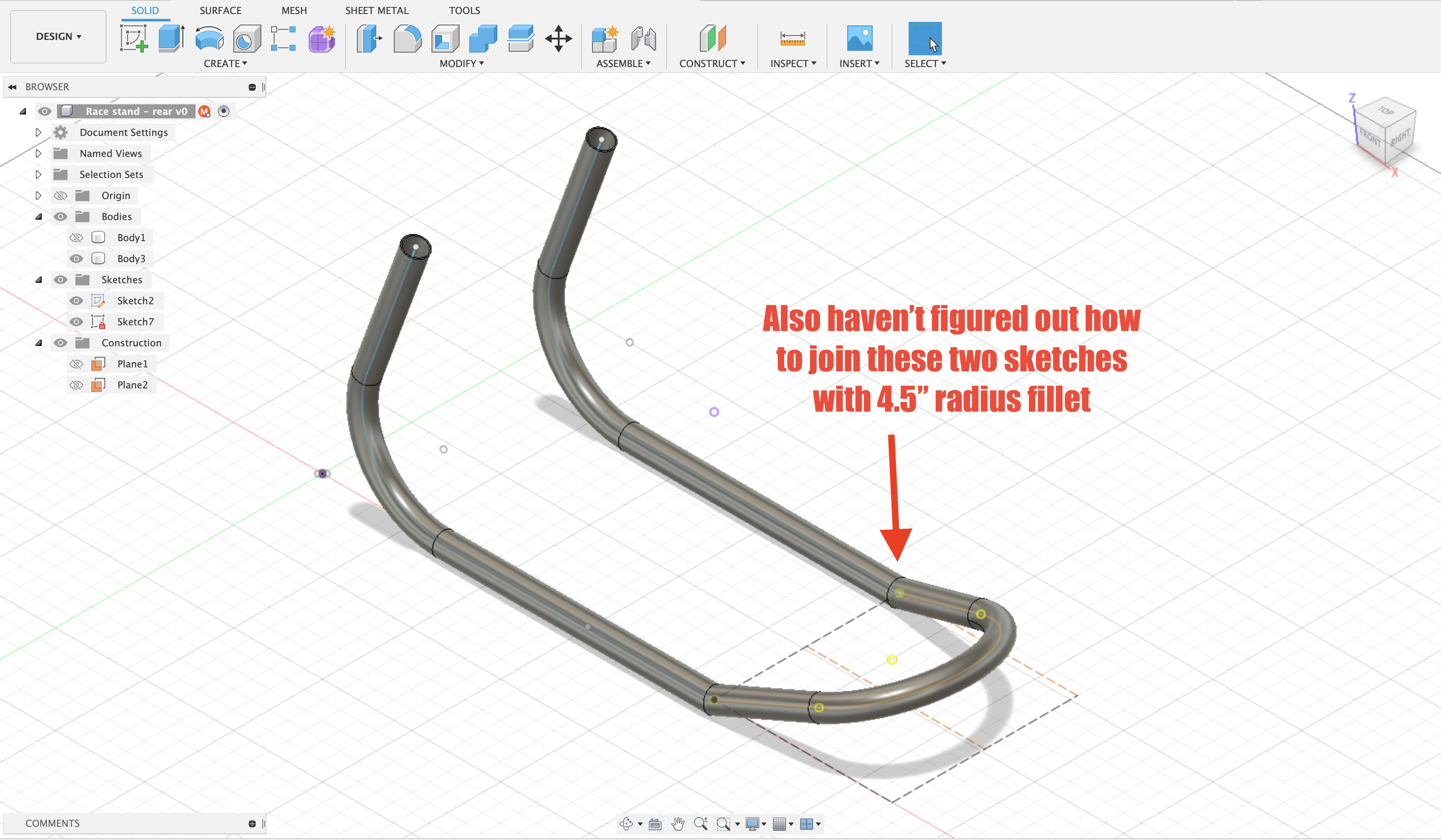 Dimensioning to tube or pipe "center line radius" (CLR) - Autodesk ...