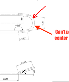 Dimensioning to tube or pipe "center line radius" (CLR) - Autodesk ...