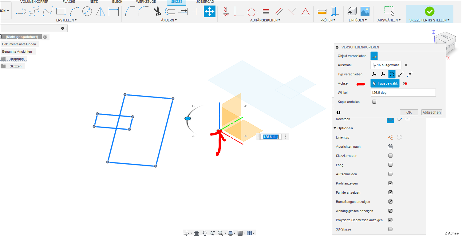 Solved: How to rotate sketch objects - Autodesk Community