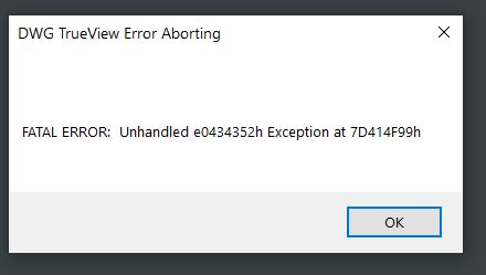 Solved: TrueView Crashes on startup - Autodesk Community