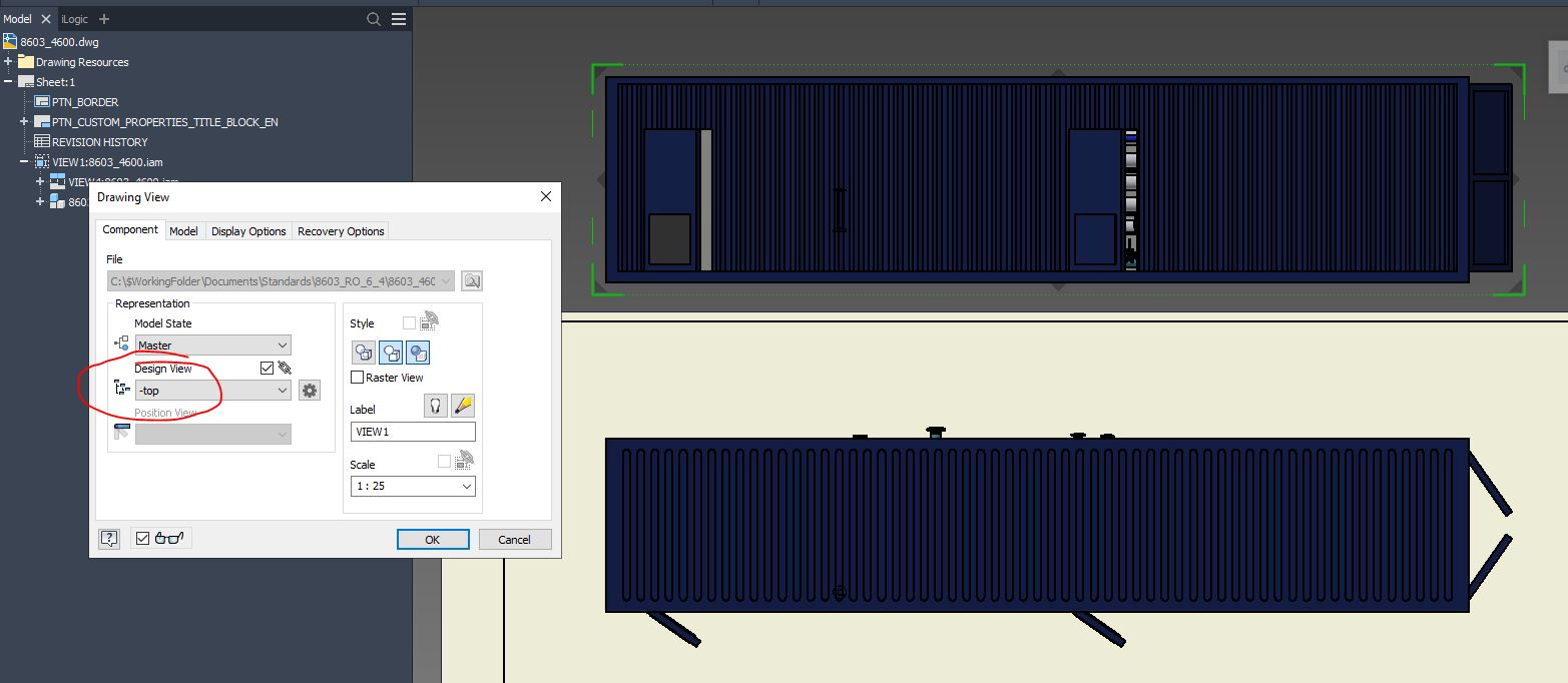 Solved: Representation - Design view on drawings - Autodesk Community