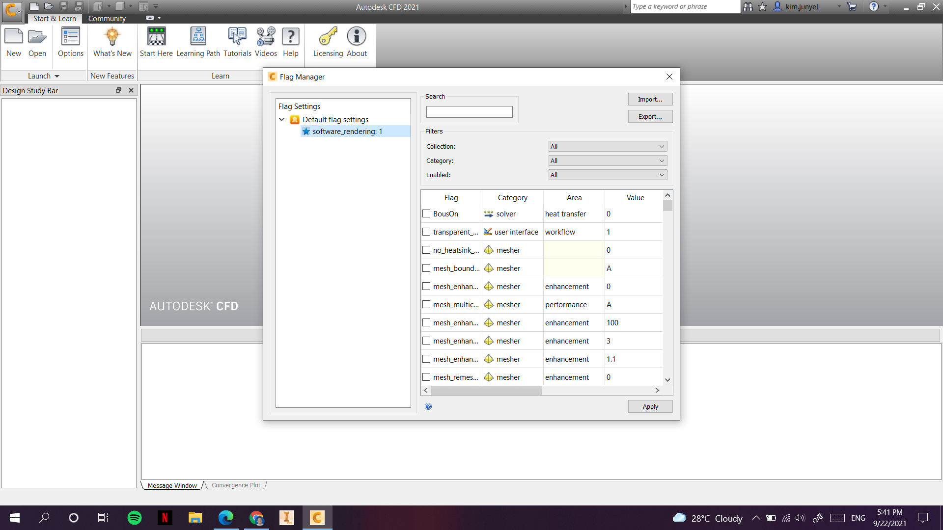 Solved: CFD closing after clicking OK on new design study - Autodesk Community