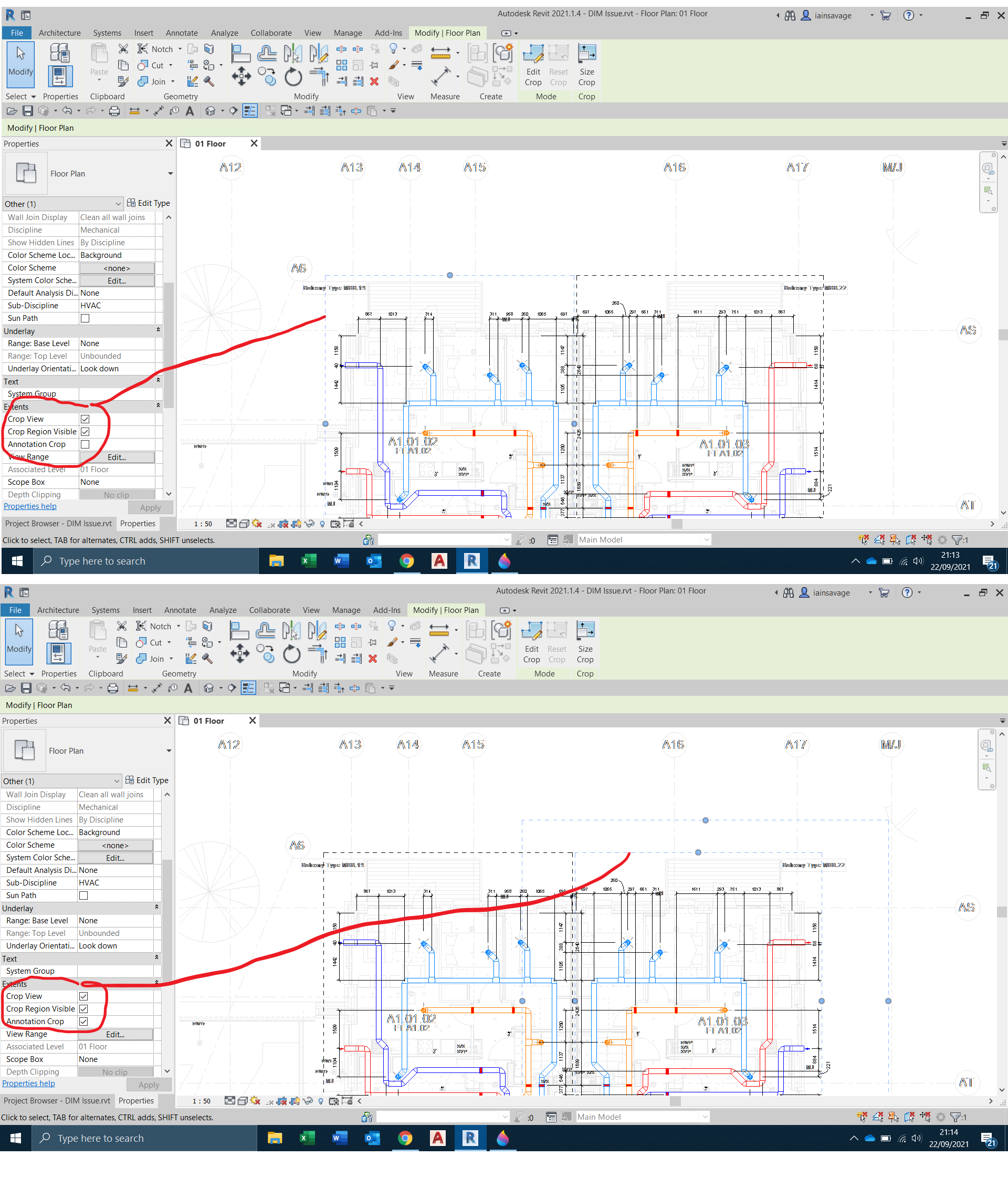 Disappearing Dims Autodesk Community