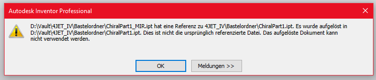 Inventor refuses to open wrong File - Autodesk Community