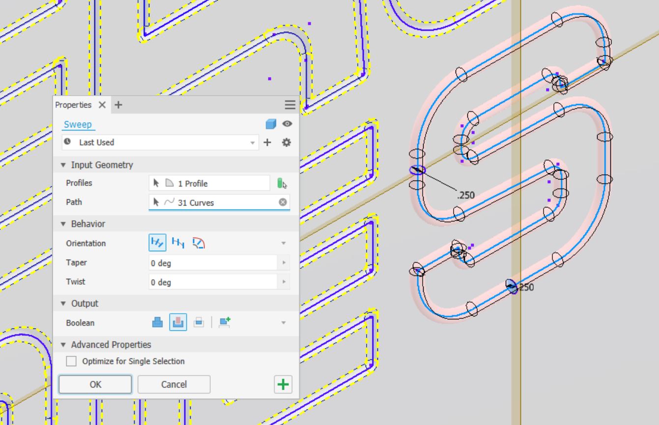 SWEEP ISSUE IN INVENTOR 2021 - Autodesk Community