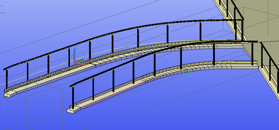 Solved: ( Going crazy!) Handrail Macro on consecutive curved concrete ...