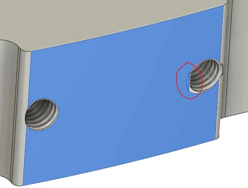 Solved: Cant select threaded hole for bolt conector simulation ...