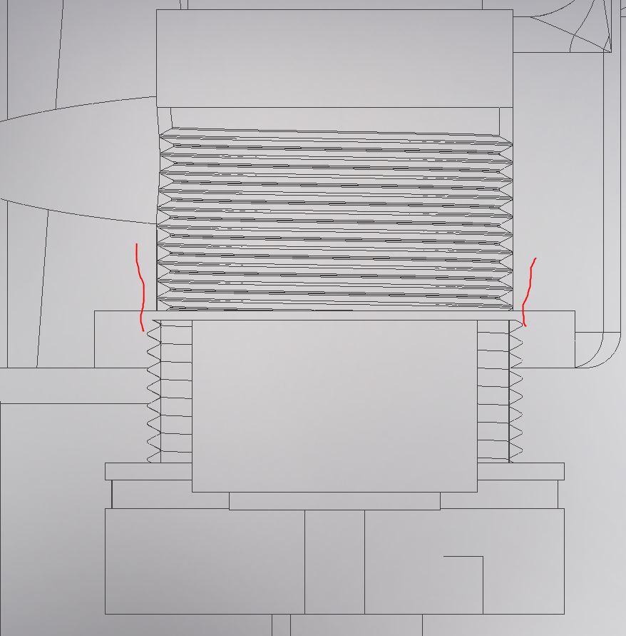 Solved: Male and female threads not lining up - Autodesk Community