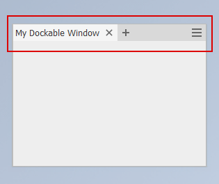 Hiding the title bar of DockableWindow - Autodesk Community