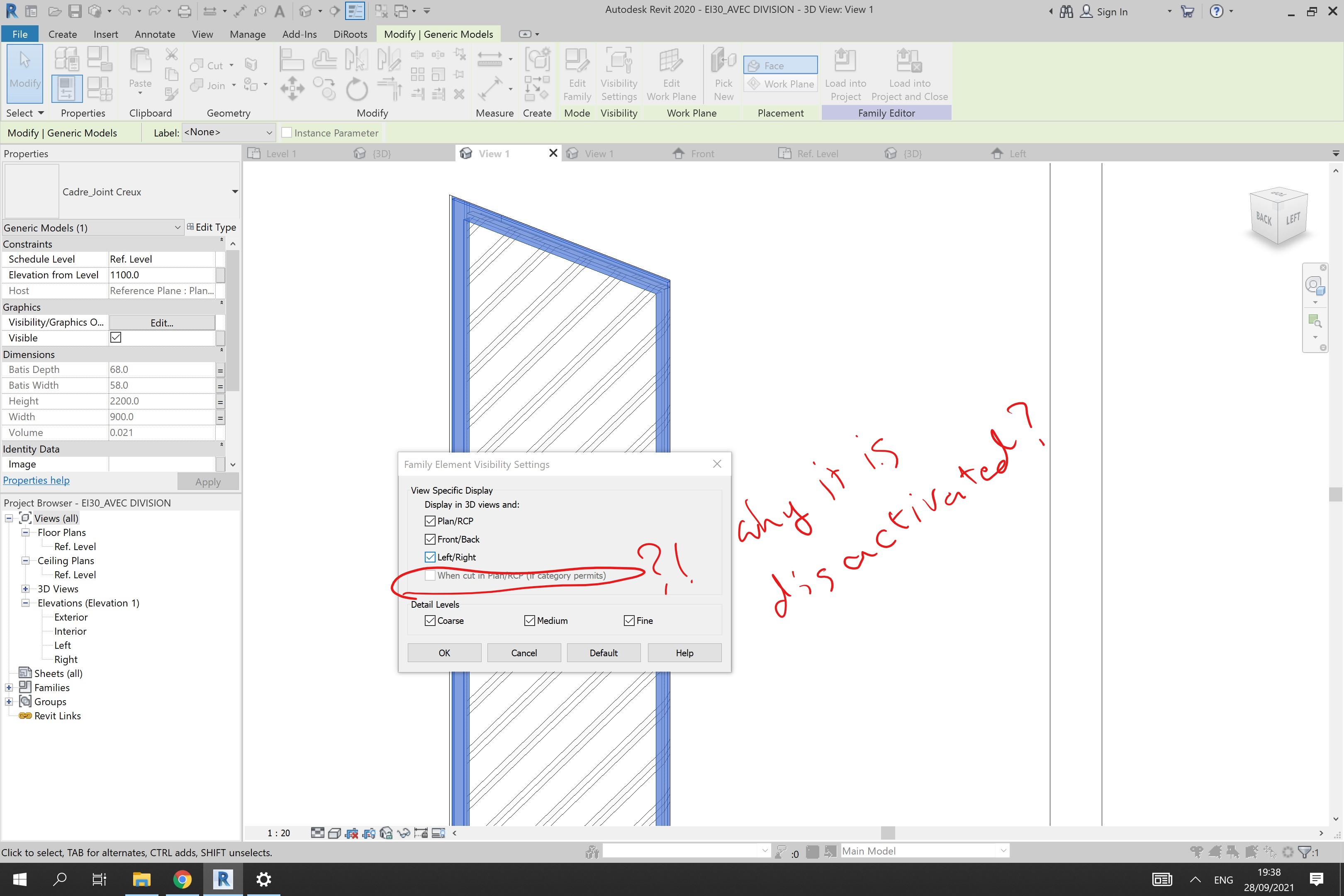 Solved: Door Family visibility problem in project - Autodesk Community